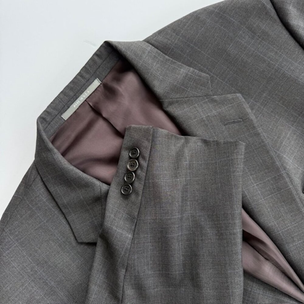 Hickey Freeman Suit Jacket Loro Piana Mens 45lg Blaze… - Gem